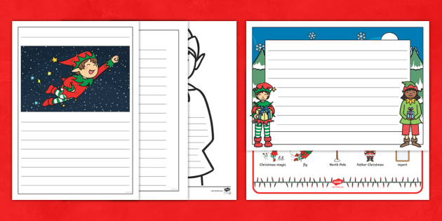 Christmas Elf Writing Activity Pack