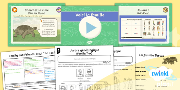 French: Family and Friends: Meet the Family Year 5 Lesson Pack 1