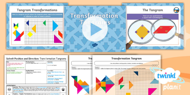 Year 6 Geometry - Position and Direction Primary Resources - Plan