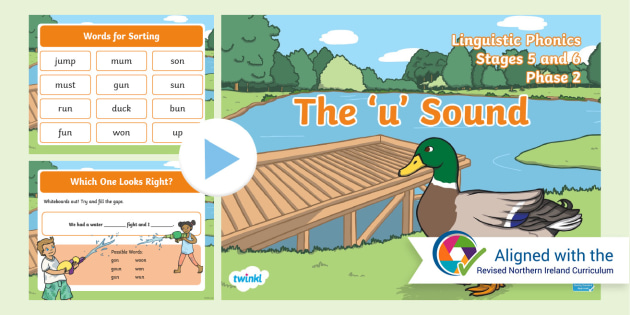 Linguistic Phonics Stages 5/6 Phase 2 'u' Sound PowerPoint