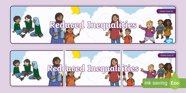 All About Global Goals: Reduced Inequalities Display Banner