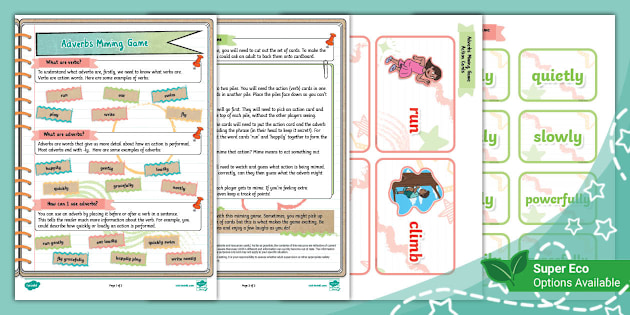 Adverbs Games | twinkl.co.uk