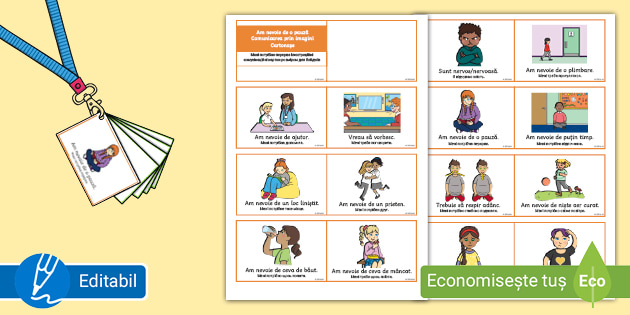 FREE! - Comunicarea prin imagini nevoi Cartonașe română ucraineană