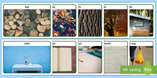 Materials Photo Display Posters