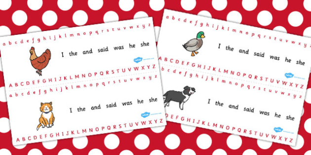 The Little Red Hen Alphabet Strips (teacher made)