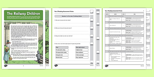 Year 3 Term 3 Fiction Reading Assessment