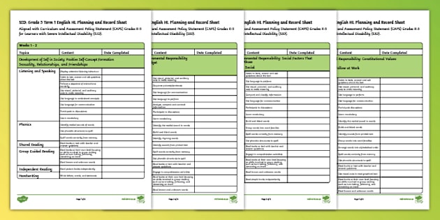 English Planning Sheets | twinkl.com.au