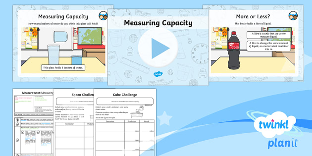PlanIt Maths Y1 Measurement Lesson Pack Measuring Capacity 1