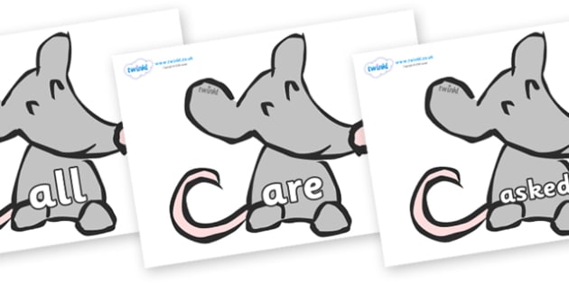 FREE! - Tricky Words on Mice (Teacher-Made)