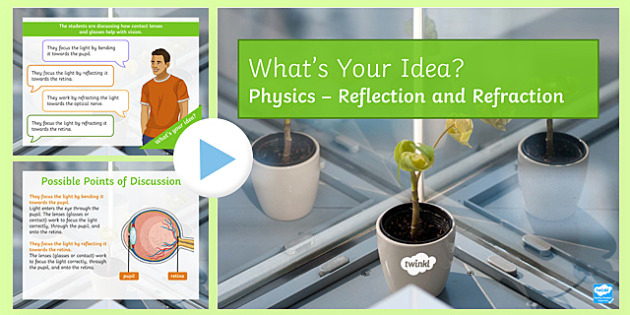 KS3 Reflection and Refraction What's Your Idea? PowerPoint