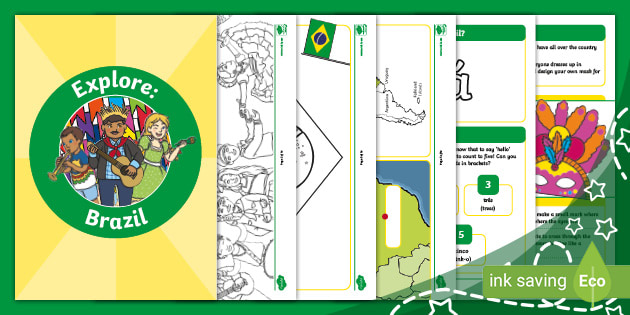 Explore: Brazil Activity Booklet (Teacher-Made)