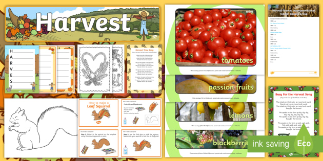 Harvest-Themed Intergenerational Toddler Singing Group Resource Pack