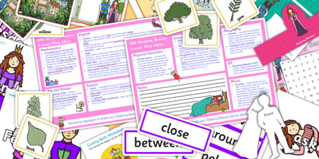 Sleeping Beauty KS1 Lesson Plan Ideas and Resource Pack - pack