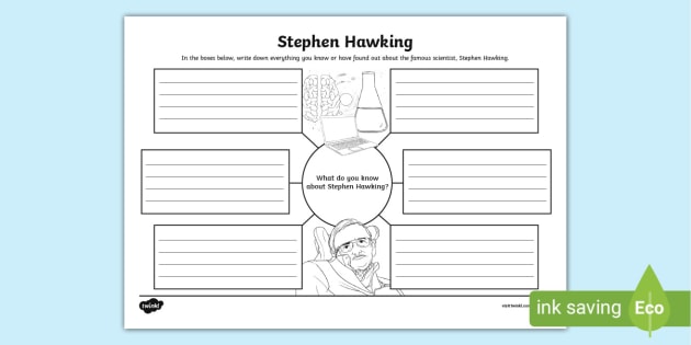 Stephen Hawking Mind Map,Stephen Hawking (teacher made)