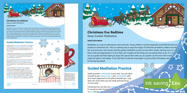 Christmas Eve Bedtime Sleep Guided Meditation (teacher made)