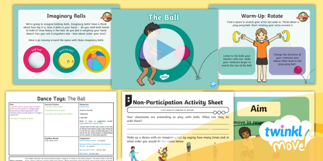 👉 Twinkl Move - Year 2 Dance: Toys Lesson 3 - The Ball