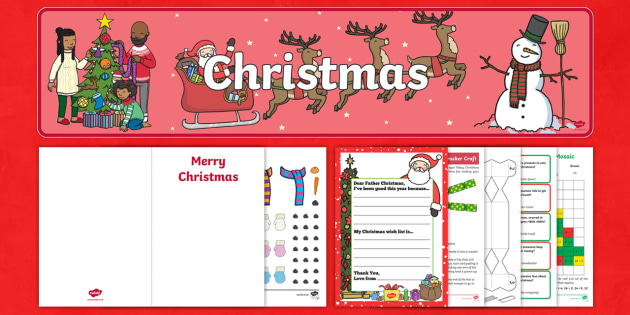 Fun Festive Activities Teaching Pack - Christmas Activities