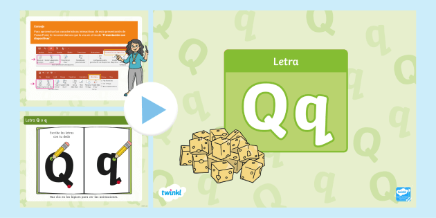 PowerPoint: La letra Q (teacher made)