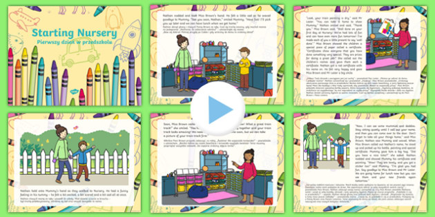 EYFS Starting Nursery Editable PowerPoint Story Polish