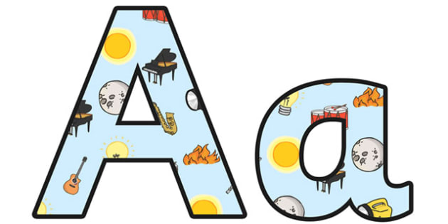 FREE! - Light and Sound Small Lowercase Display Lettering