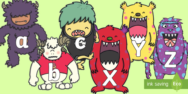 FREE! - A-Z Alphabet on Monsters (teacher made)