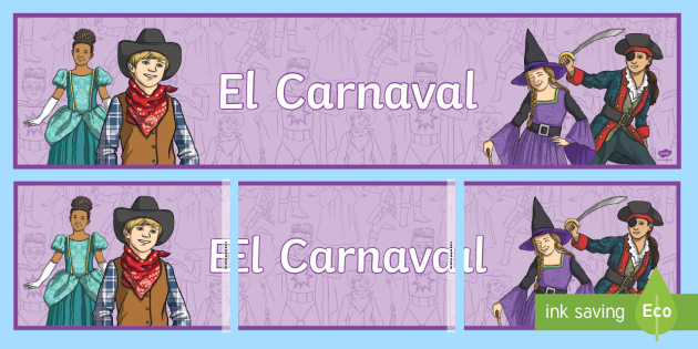 Carnival Display Banner - Spanish (teacher made)