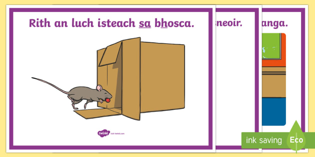 Gramadach na Gaeilge, Sa Display Posters-Irish