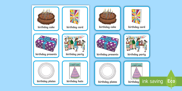 Birthday Labels