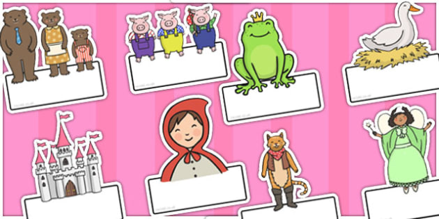 FREE! - Editable Traditional Tales Labels (teacher made)