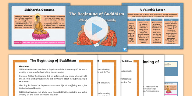 CfE Second Level The Beginning of Buddhism Resource Pack