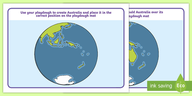 The Globe Playdough Activity Mat (teacher made)