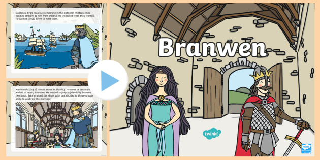 Beautifully Illustrated Branwen PowerPoint (Teacher-made)