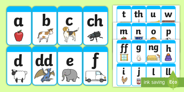 Cursive Yr Wyddor yn y Gymraeg (teacher made)