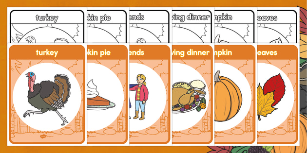 Thanksgiving Vocabulary Posters | Twinkl (Teacher-Made)