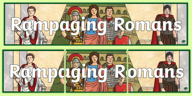 Rampaging Romans Display Banner - Rampaging Romans Display Banner