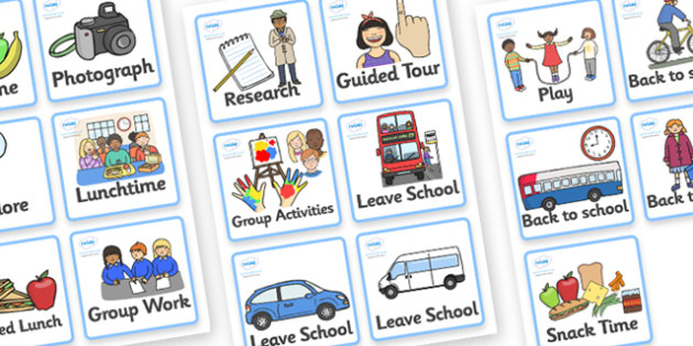 FREE! - Class Outing Visual Timetable (teacher made)