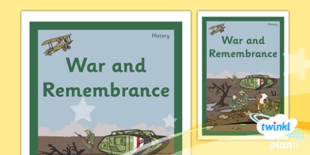 History: War and Remembrance KS1 Unit Book Cover