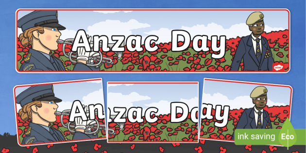 New Zealand Anzac Day Display Banner (teacher made)