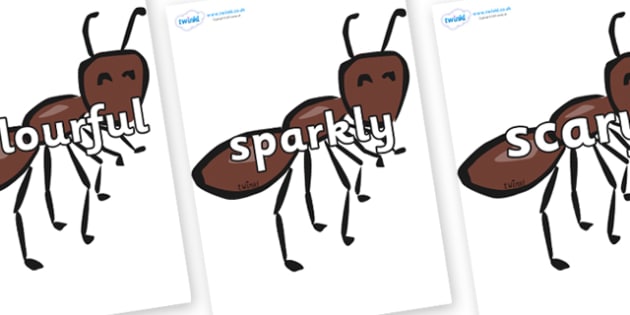 Wow Words on Ants