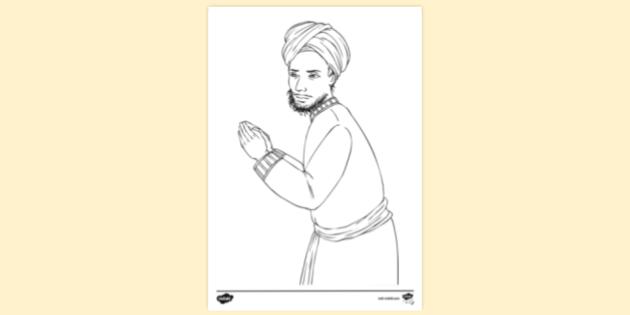FREE! - Sikh Crowd Colouring | Colouring Sheet