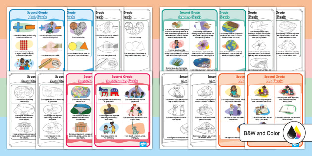 Second Grade Goals Poster Pack