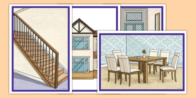 Home Picture Flashcards French