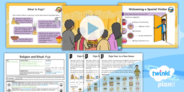 RE: Religion and Rituals: Puja Year 1 Lesson Pack 3