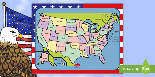 USA Display Poster (teacher made)