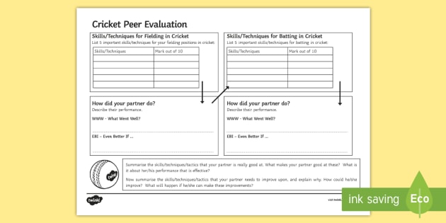 Cricket PE Resources | twinkl.co.uk