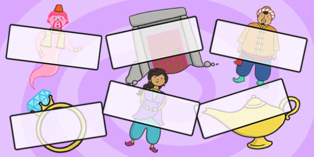 Aladdin Editable Self-Registration (teacher made)