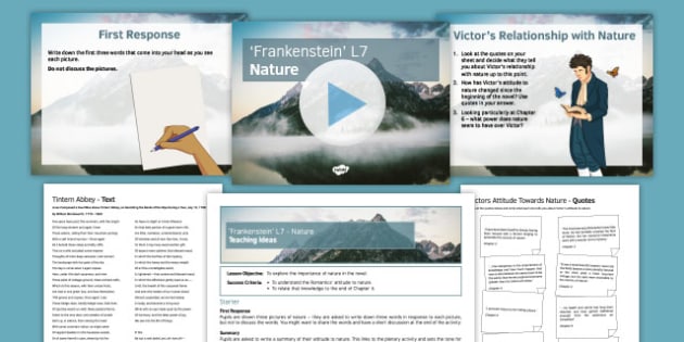 GCSE Frankenstein Lesson Pack 7: Nature Chapter 6