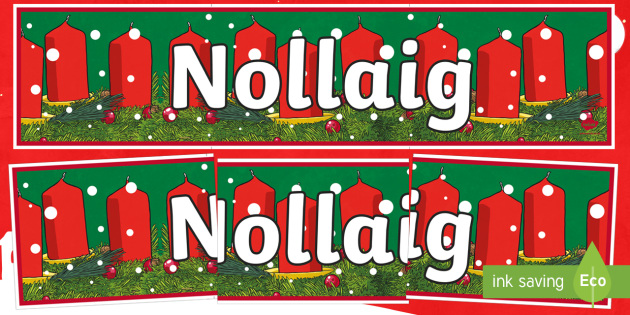 CfE Christmas Display Banner (Scottish Gaelic) Display Banner-Scottish