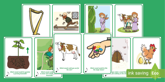 Jack and the Beanstalk Musical Storytelling Cards