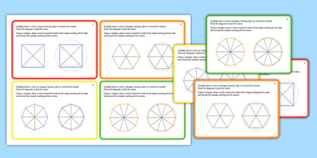 Regular Shapes Challenge Cards